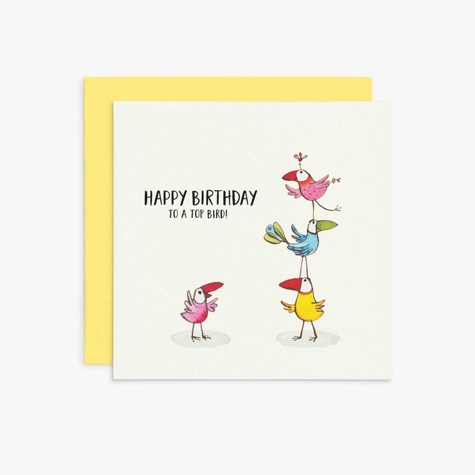 Happy Birthday to a top bird! - Twigseeds Birthday Card | Metaphysical ...